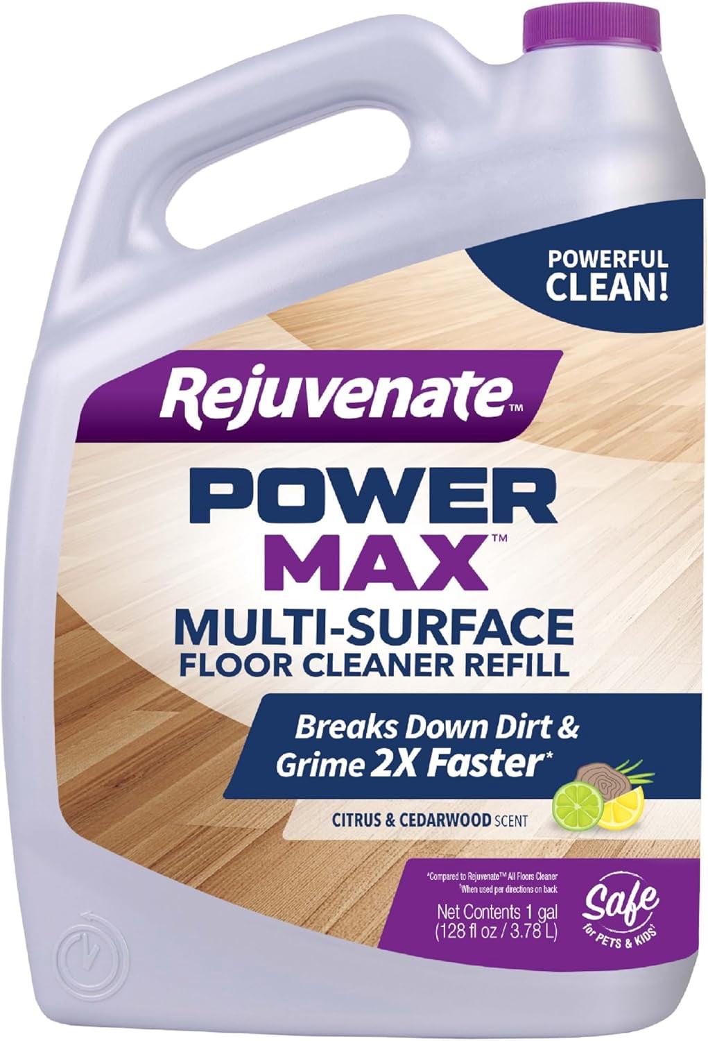PowerMax Multi-Surface Floor Cleaner, 128 Ounces, Breaks Down Dirt And ...