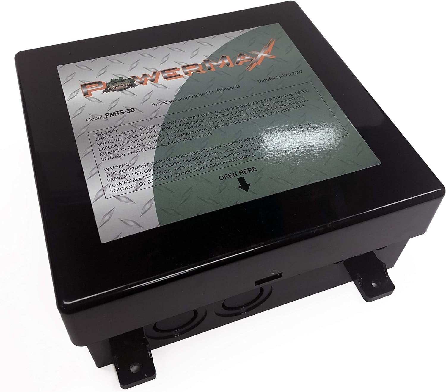 PowerMax PMTS-30 30 Amp Automatic Transfer Switch with 12 Volt DC Relay ...