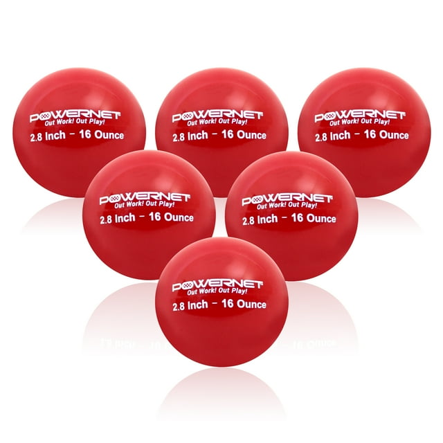 PowerNet Weighted 16 Oz Hitting & Batting Training Ball (6 pack) - Technique Development ...