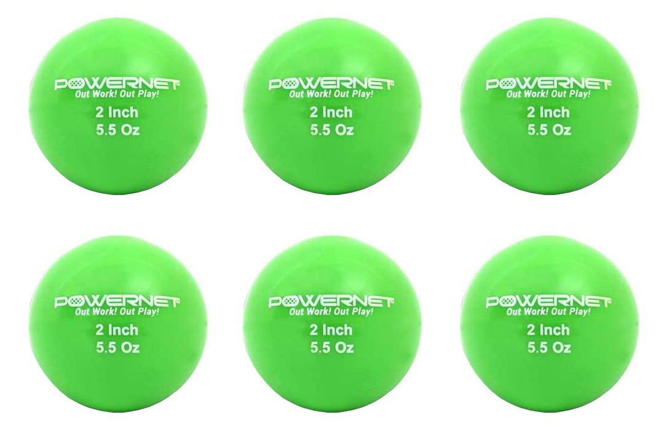 PowerNet Practice Baseball Trainer, 2" Micro Weighted Hitting Batting ...