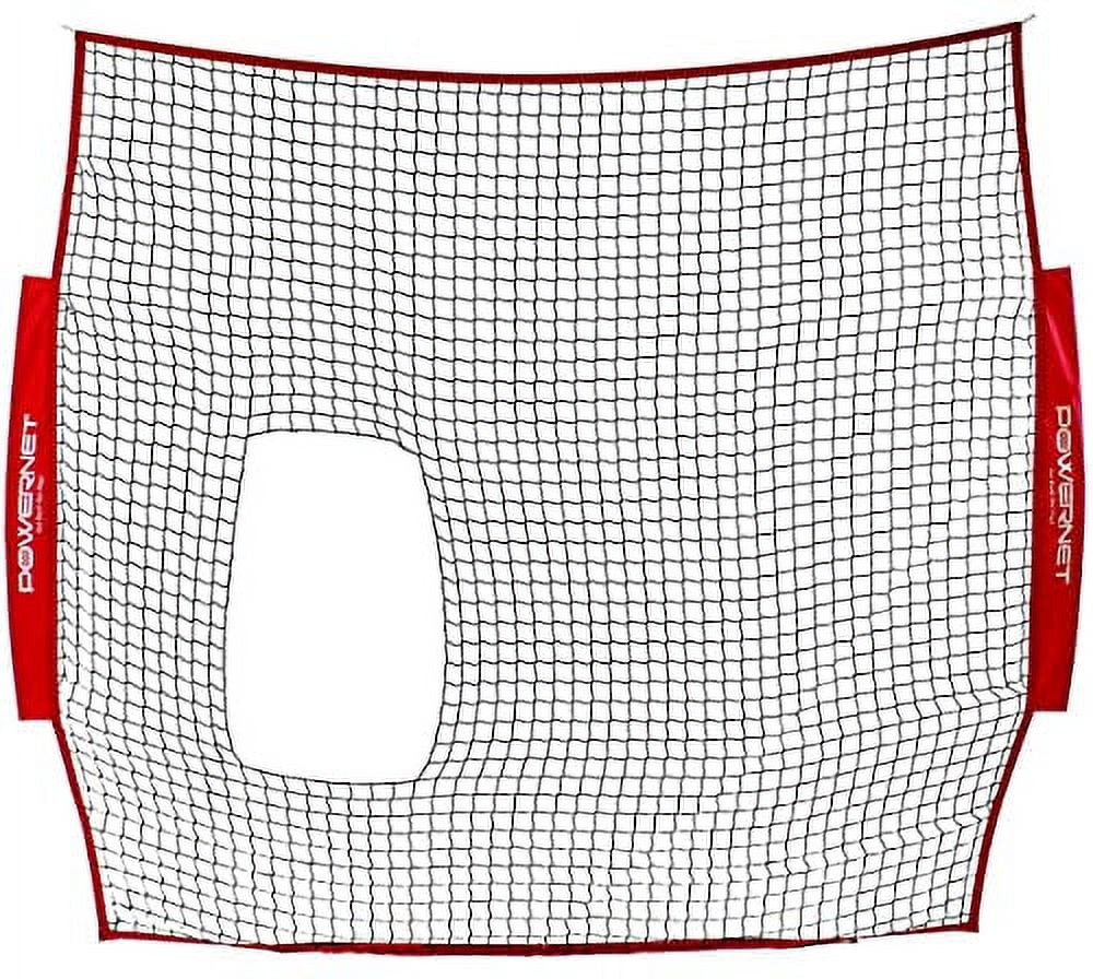 PowerNet 7x7 ft Pitch-Thru Protection Screen for Softball (NET ONLY ...