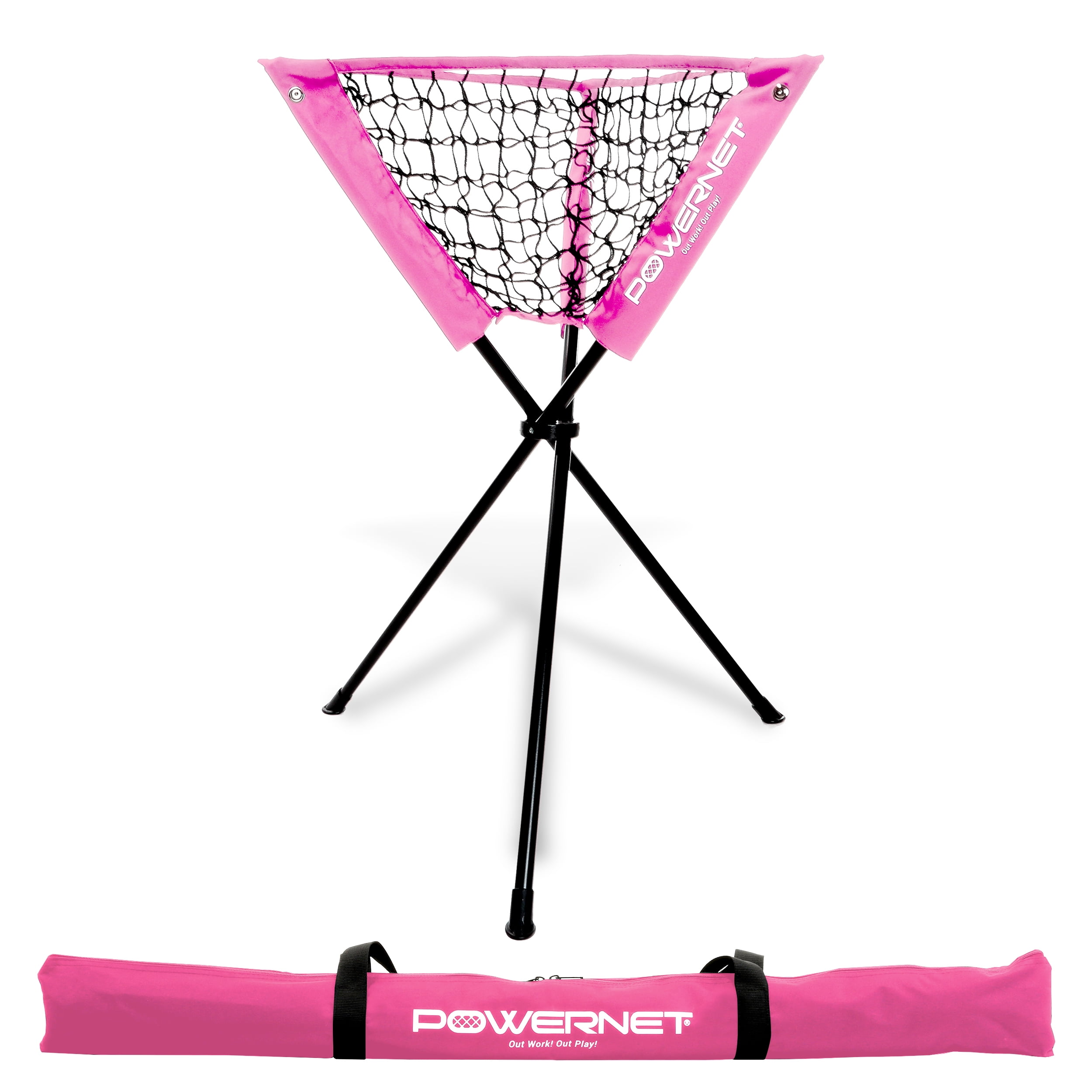 PowerNet Baseball Softball Portable Batting Practice Ball Caddy by ...