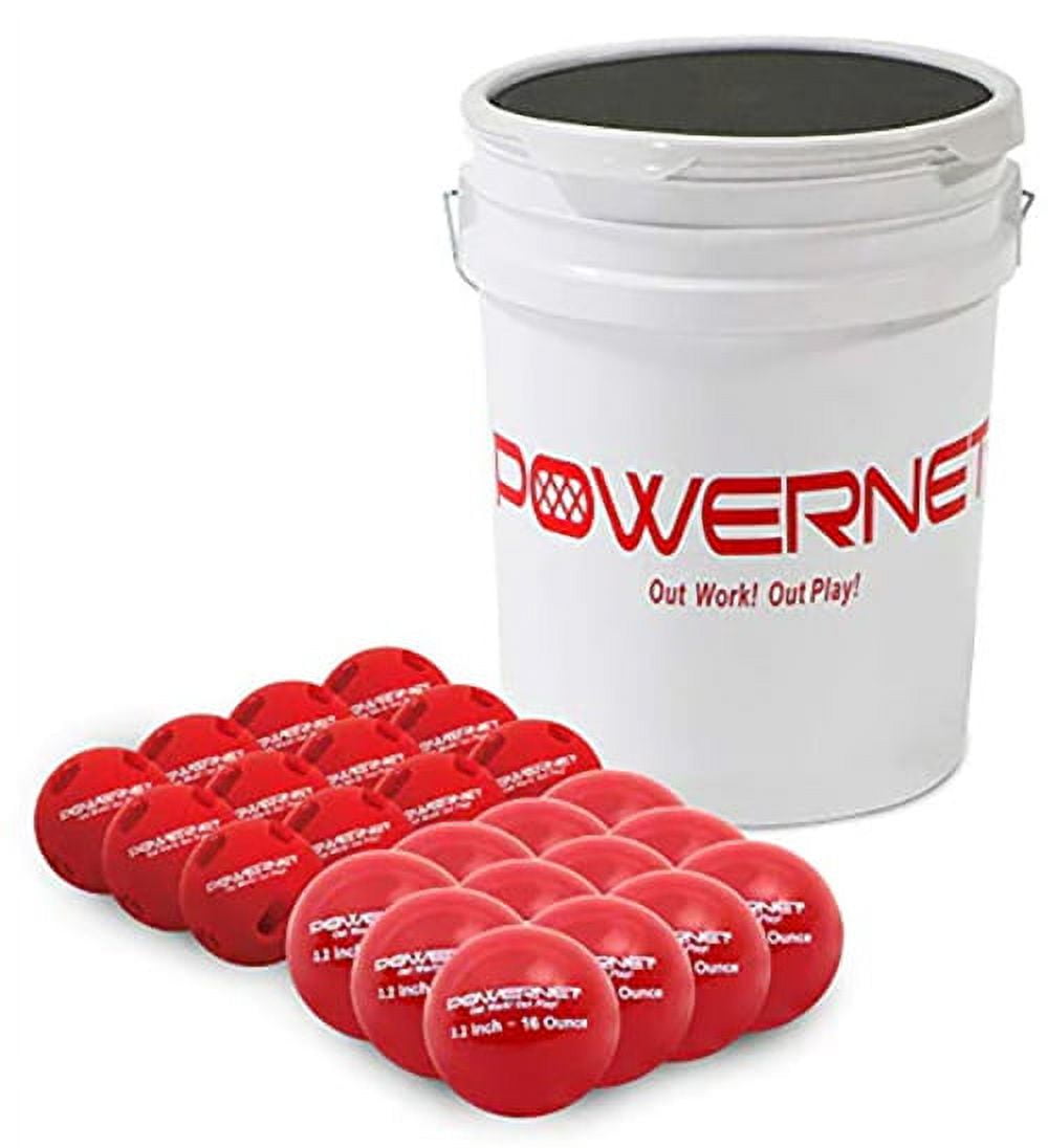 PowerNet Crusher Training Balls & Weighted Balls, Softball Hitting ...