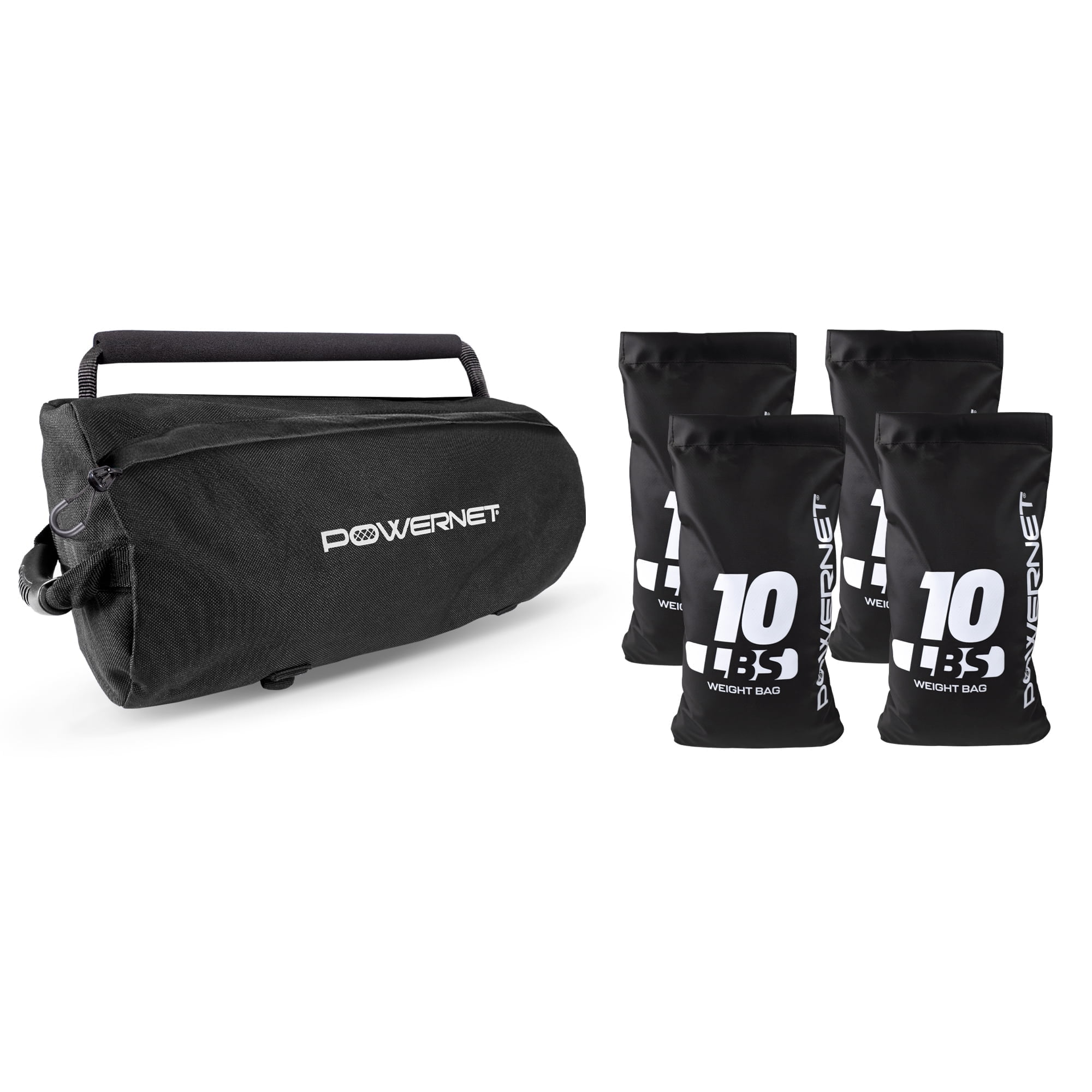 PowerNet PowerPro Sandbag, Holds Up to 40 Pounds in Sandbags, Heavy ...
