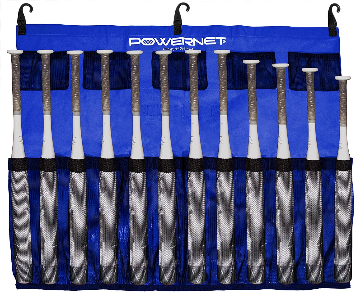 PowerNet Hanging Bat Bag Caddy for Baseball and Softball Teams ...