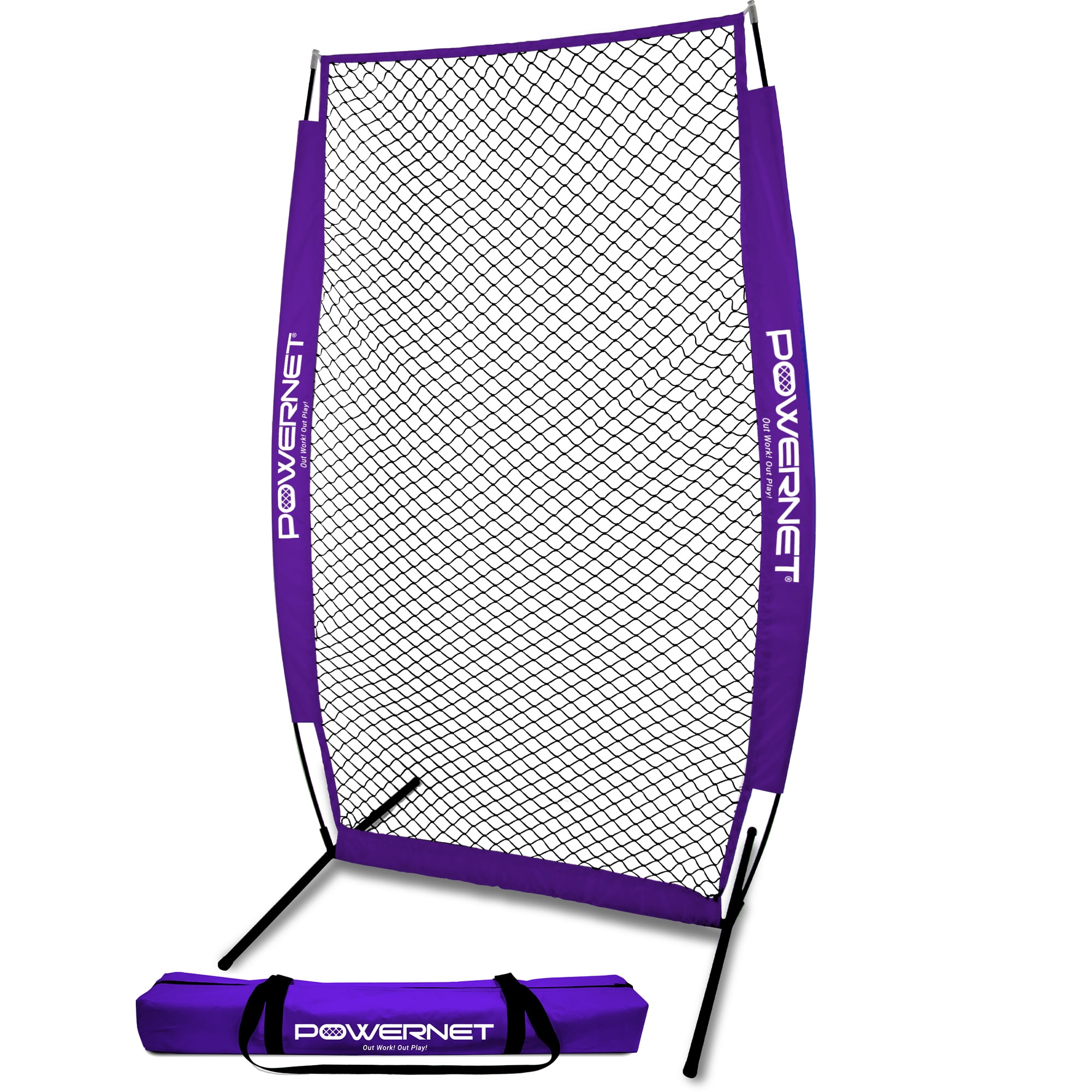 PowerNet I-Screen Pitching Protection Net for Baseball Softball Batting ...