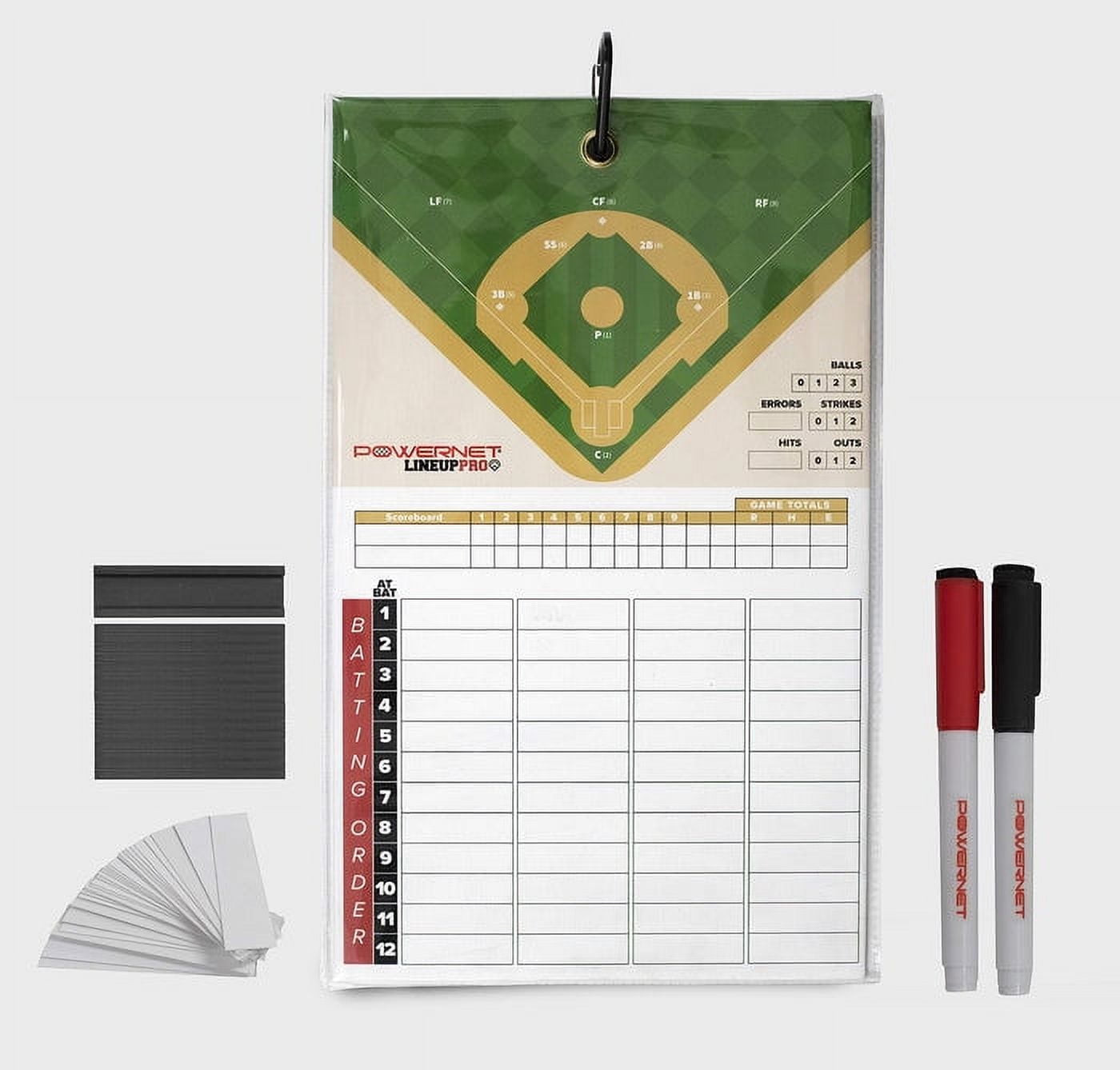 PowerNet Pro Baseball Softball Magnetic Coaching Board with Batting ...