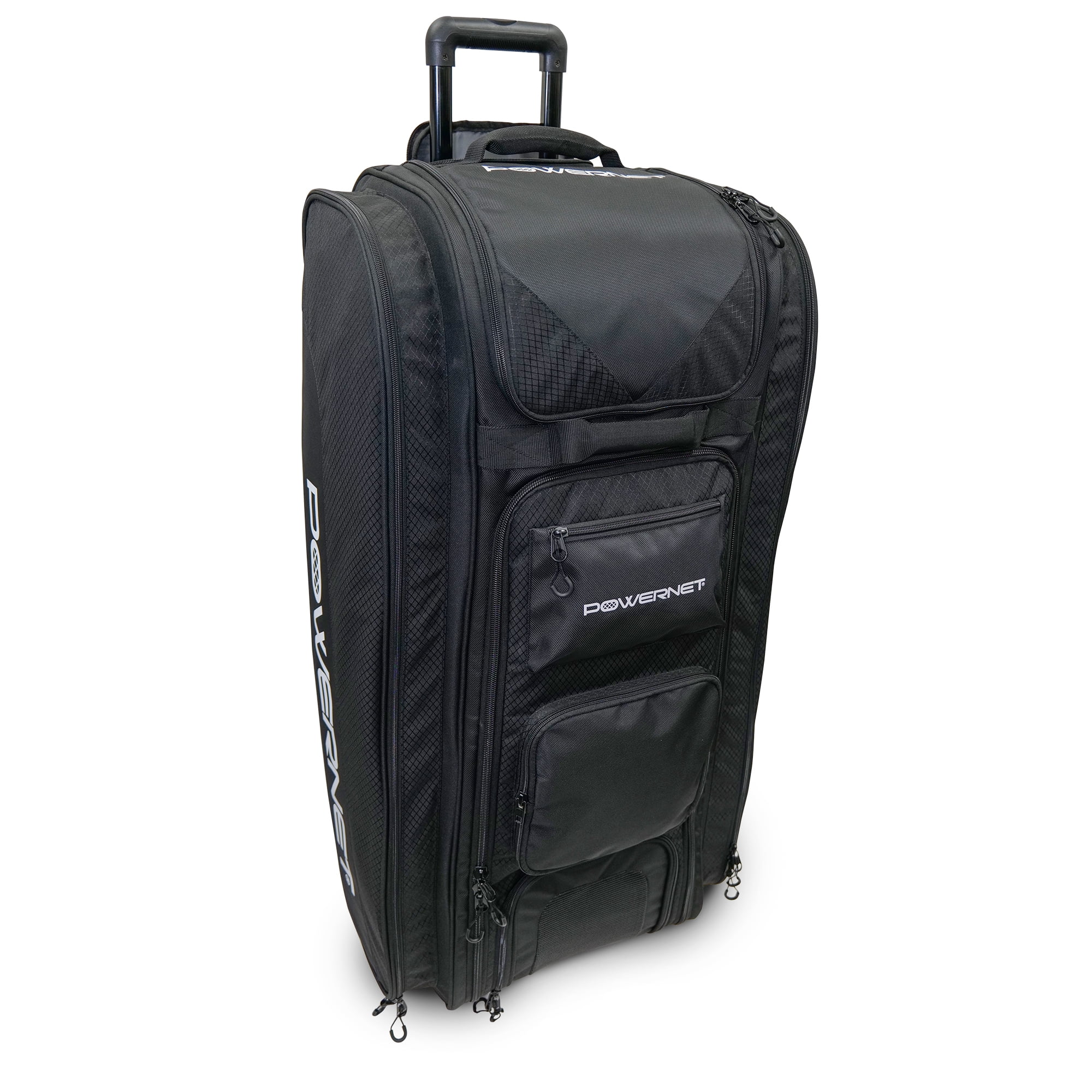 PowerNet Optimus Baseball/Softball Catcher's Rolling Bag | 7 Bat ...