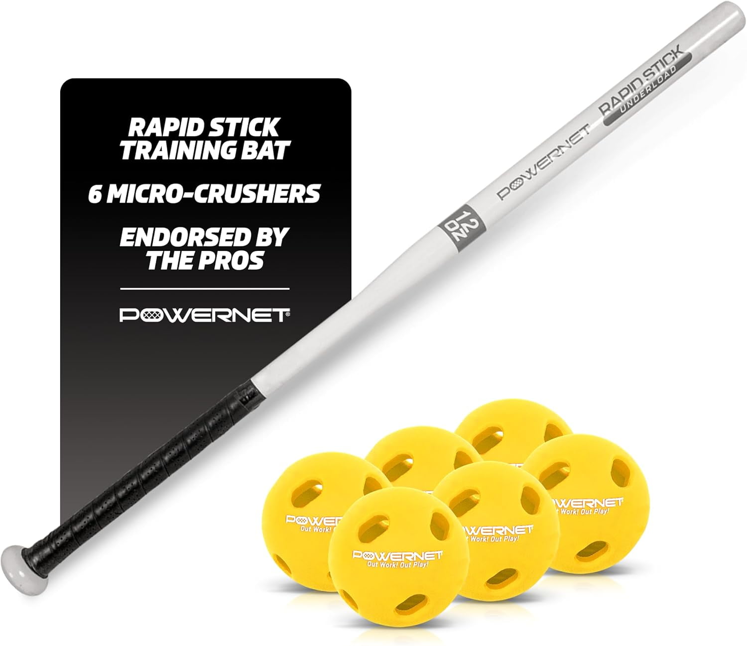 PowerNet Overload and Underload Training Bats, Rapid Stick or Overload ...