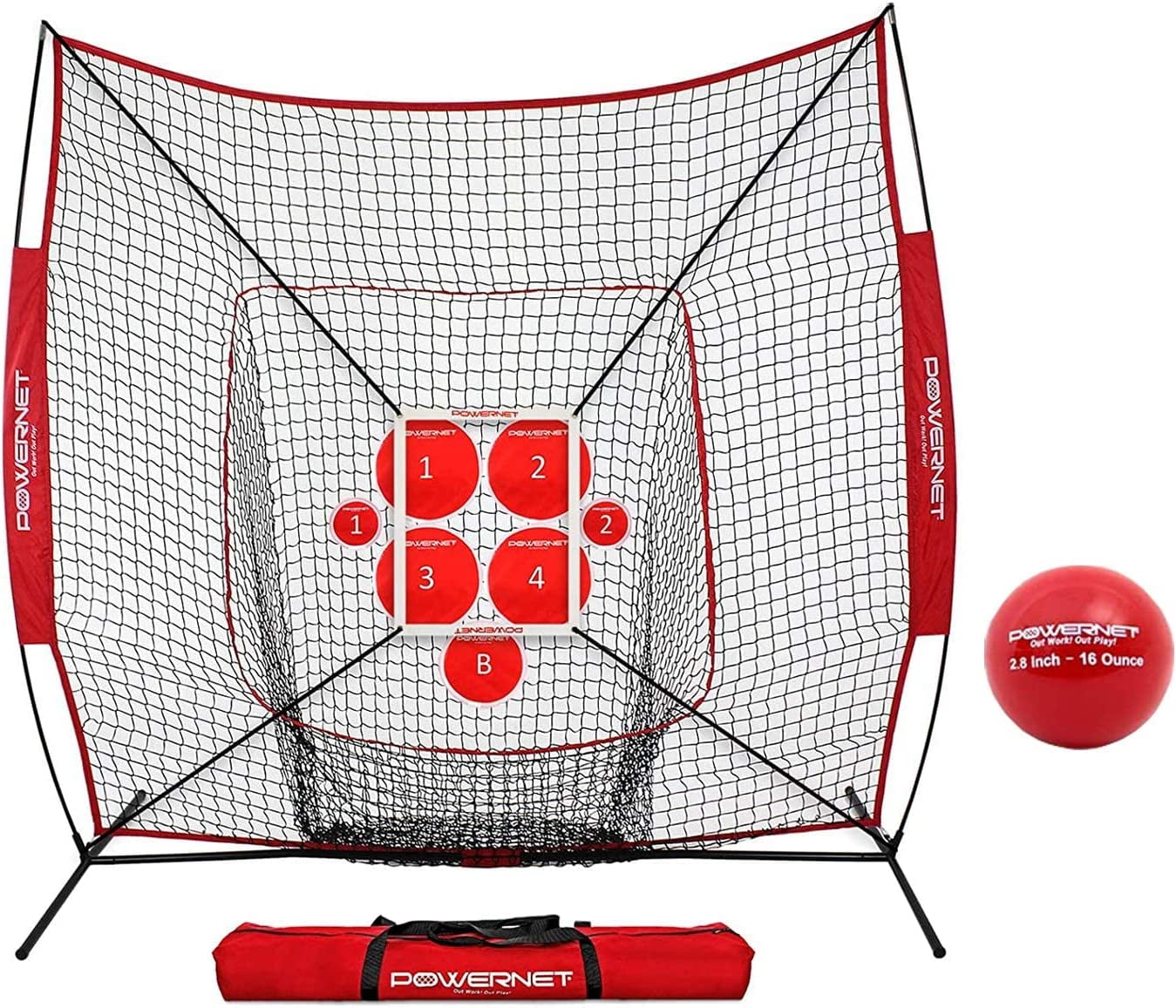 PowerNet Pitching Bundle - Practice Net, Pitch Perfect Target System ...