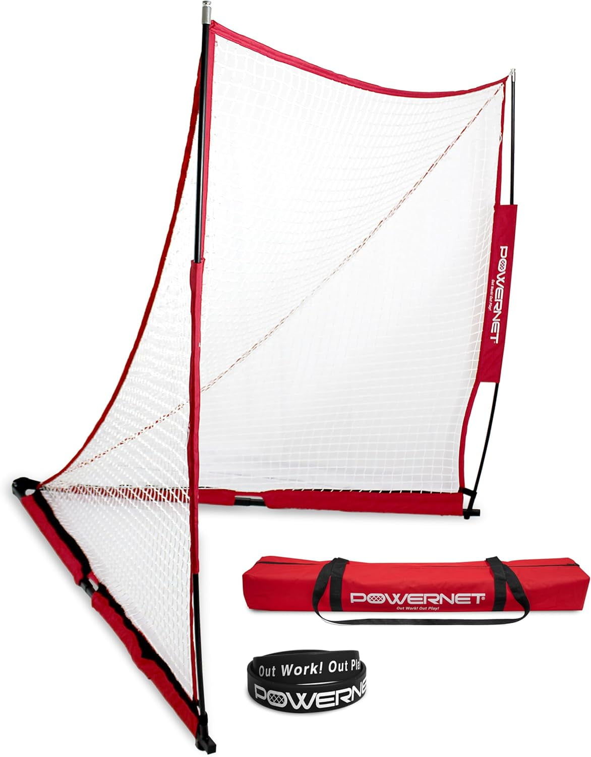 PowerNet Portable Lacrosse Goal | Quick and Easy 2 Minute Setup No ...