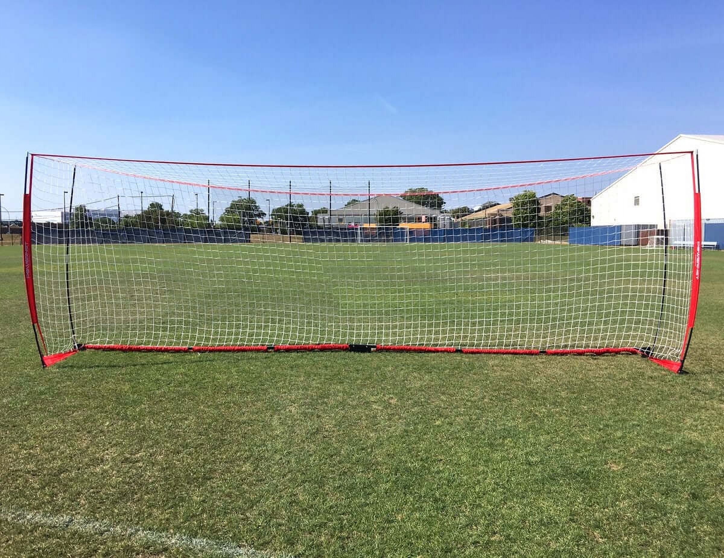 PowerNet Adult Practice Soccer Goal Full Size Regulation 24 x 8 ft with ...