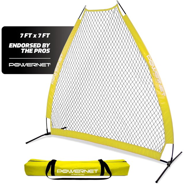 PowerNet Portable Softball & Baseball Batting Practice Pitching Screen ...