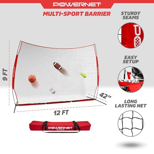 PowerNet Portable Sports Rebounder -Basketball, Volleyball, Soccer ...