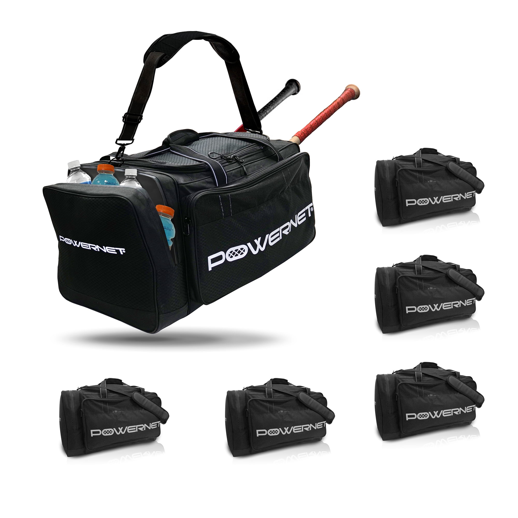 PowerNet Pro Duffle Bag, Softball Baseball Dual Bat Bag, Baseball Gear ...