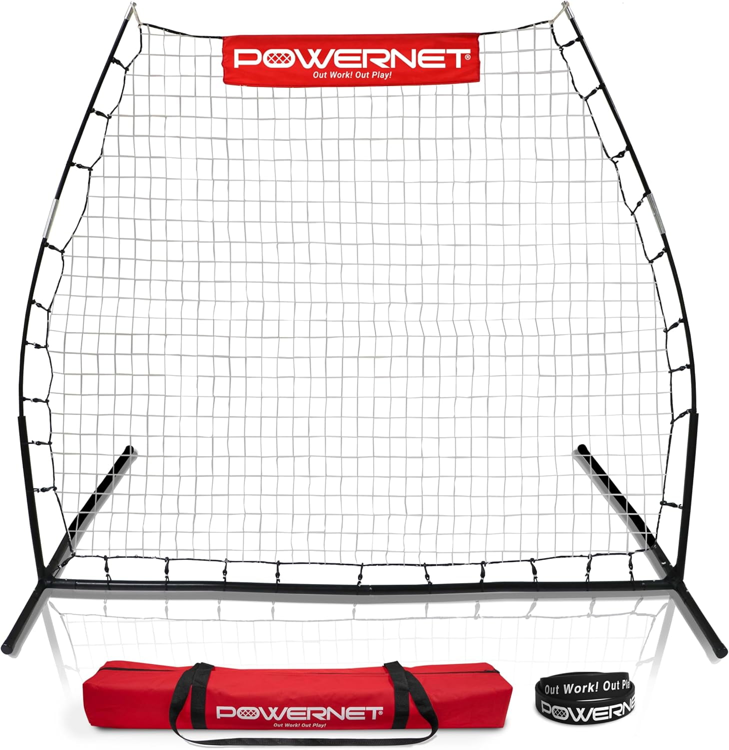 PowerNet Rebounder Training Net for Soccer, Baseball, Softball ...