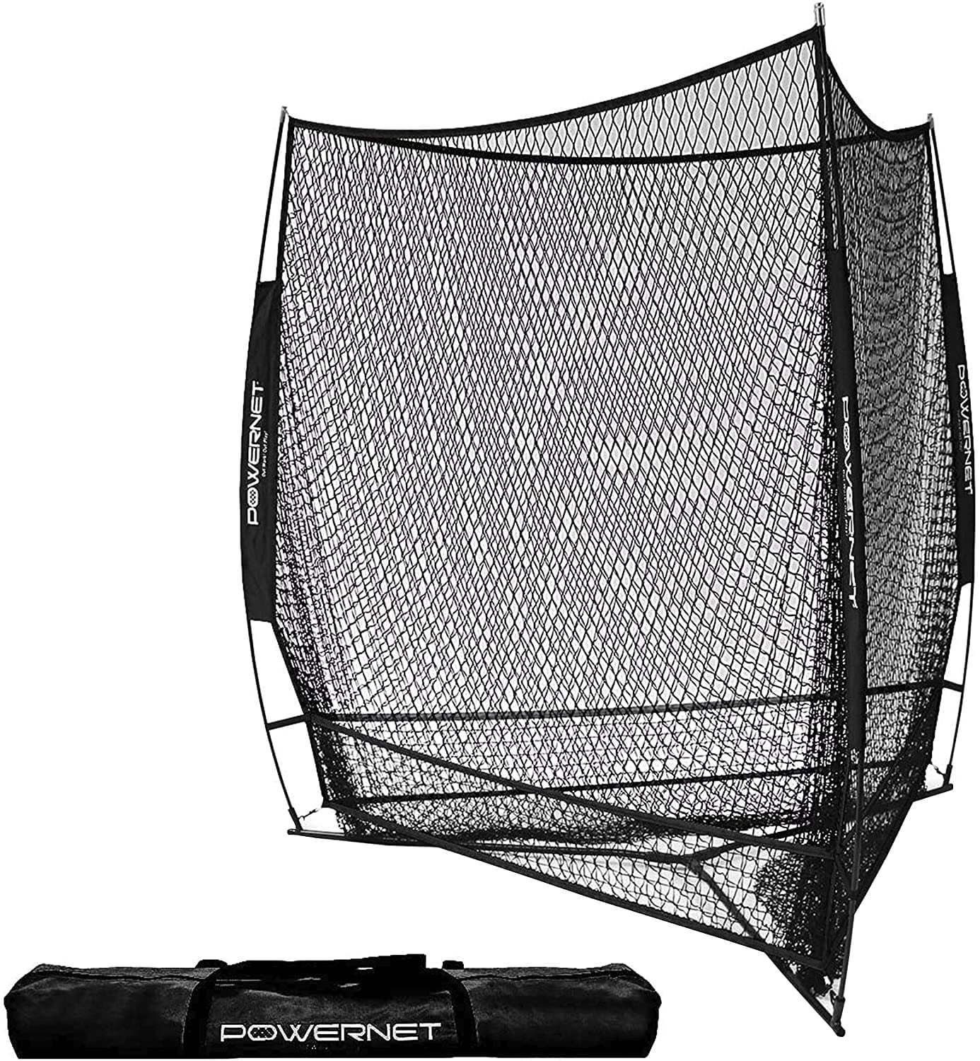 PowerNet Triple Threat Baseball Net, 3 Way 7' x 7' Batting, Hitting ...