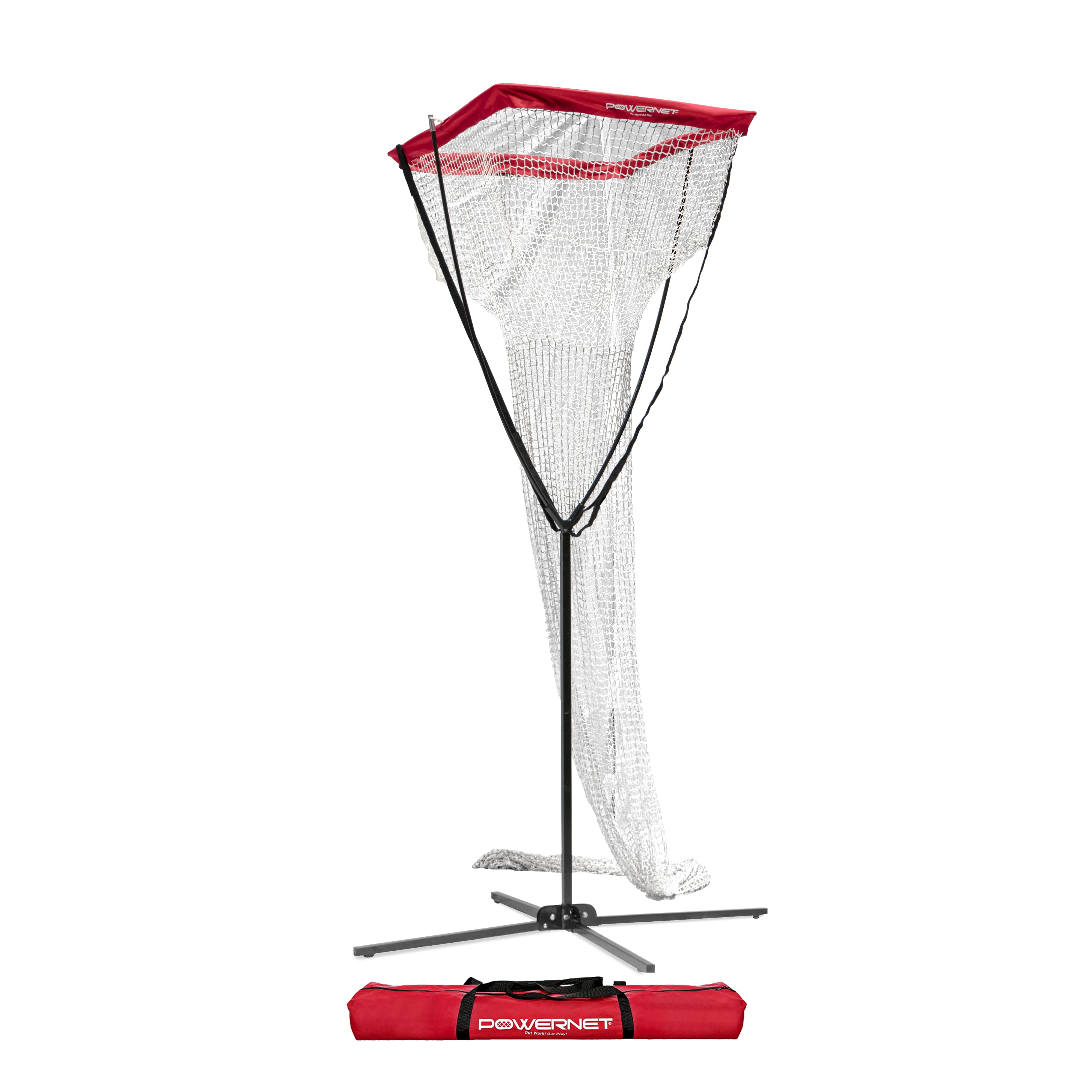 PowerNet Portable Volleyball Setter Trainer Net | Adjustable, Indoor ...