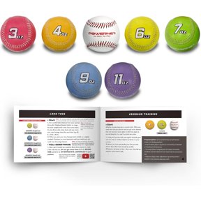 Baseball Pitching Trainer, Pitch Training Ball with Colored Grip ...