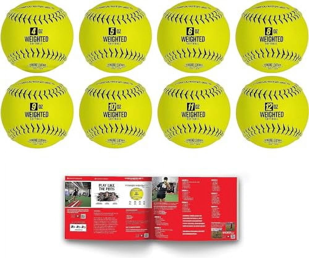 PowerNet Weighted Softballs, Official 12 Inch Size, Progressive ...