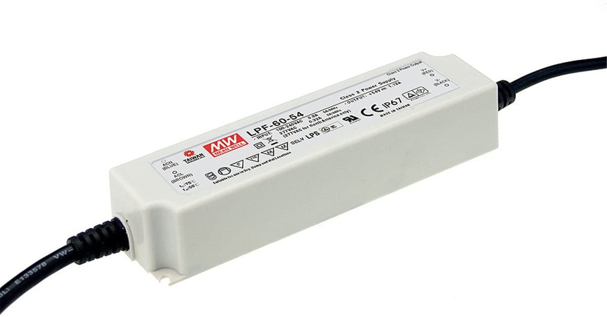[PowerNex] Mean Well LPF-60-36 36V 1.67A 60.12W Single Output LED Switching Power Supply with ...