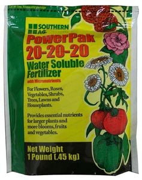 PowerPak 20-20-20 Soluble Fertilizer - 1 Lb. - Walmart.com