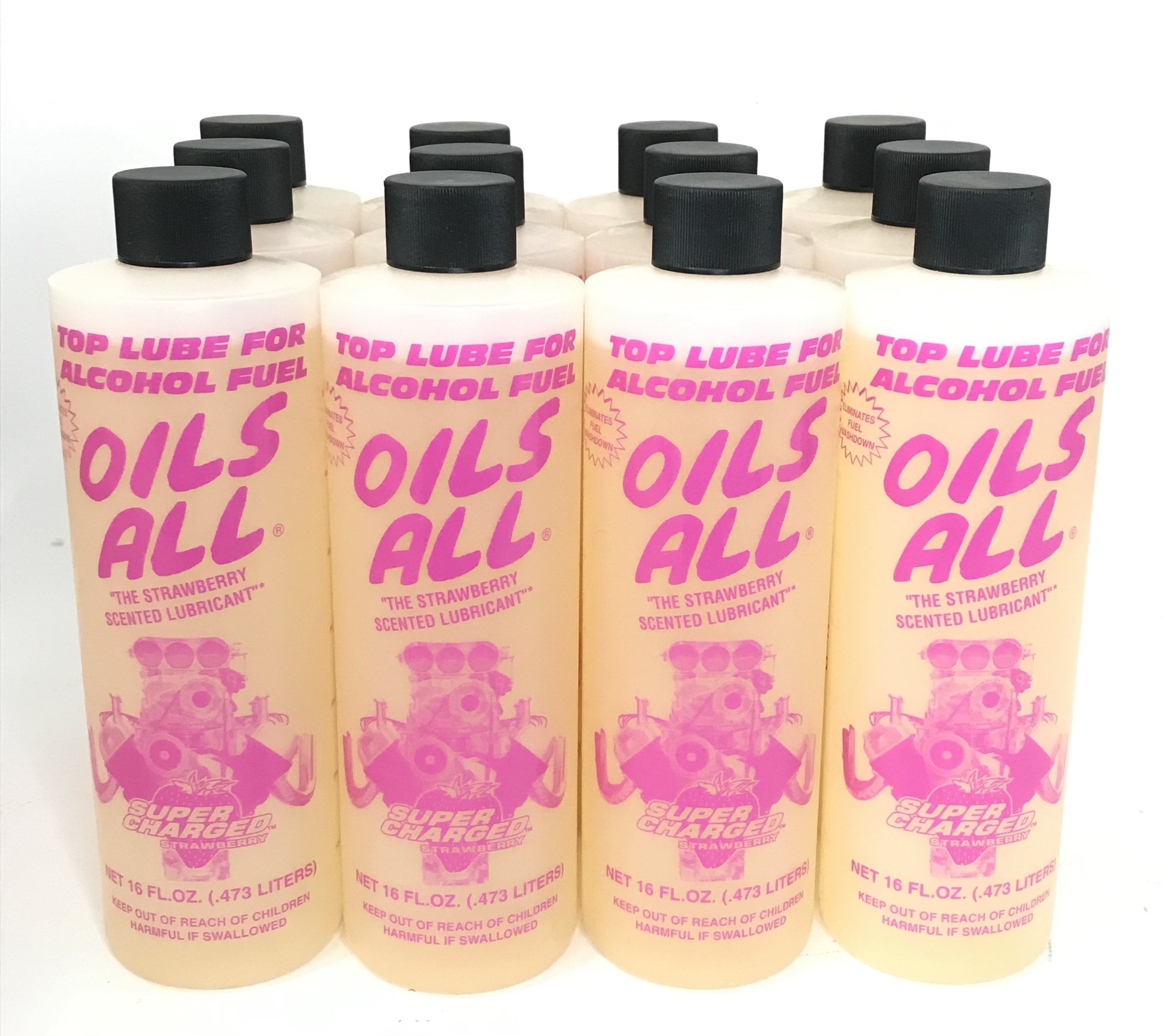 PowerPlus Lubricants Alcohol Top Lube Strawberry Scented 16oz-Liquid ...