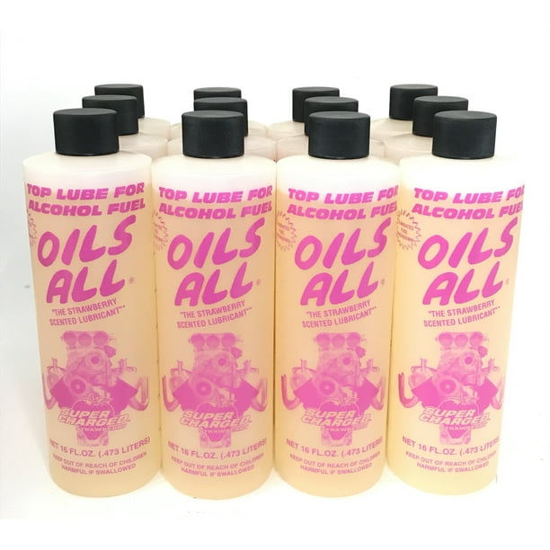 PowerPlus Lubricants Alcohol Top Lube Strawberry Scented 16oz-Liquid ...