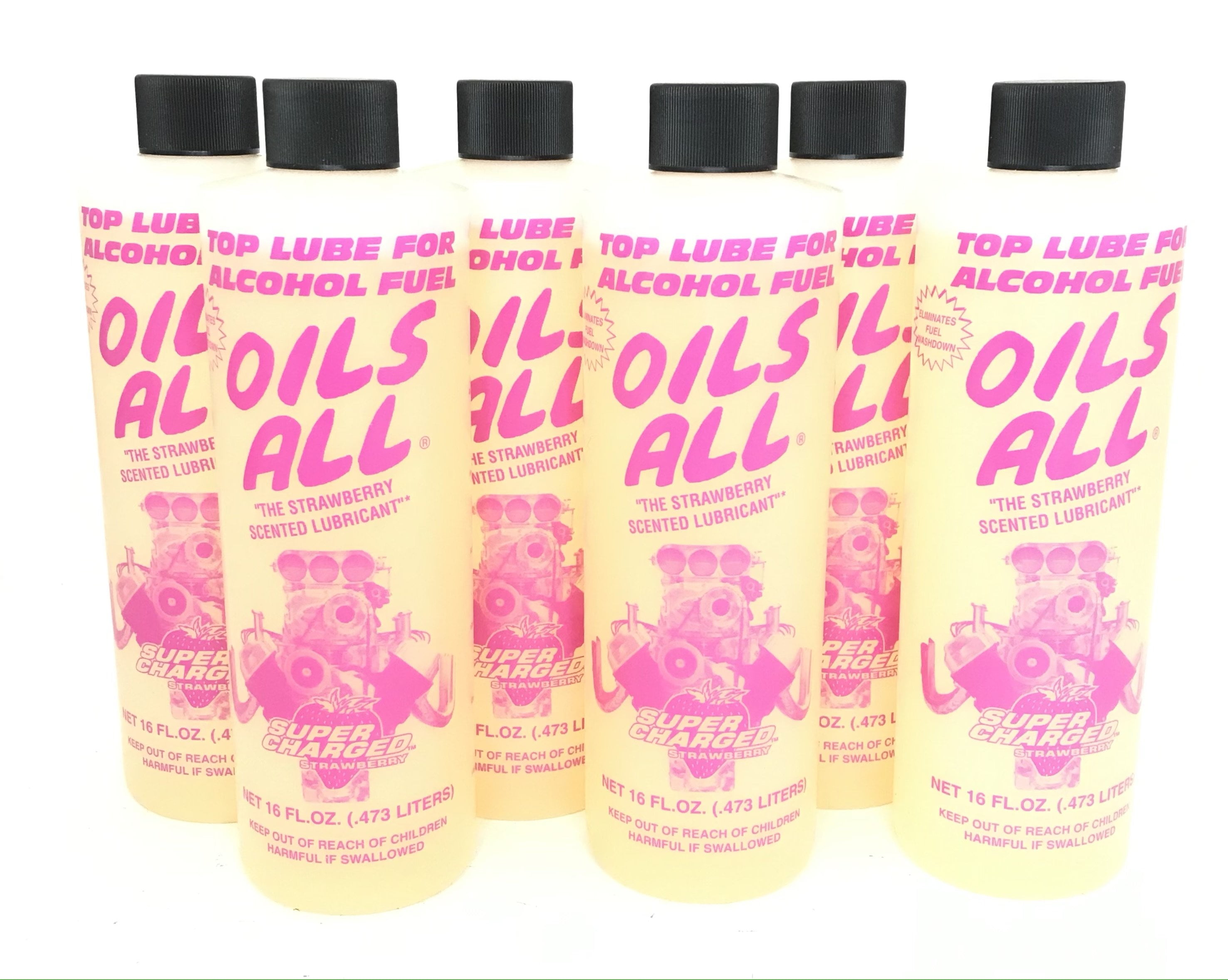 PowerPlus Lubricants Alcohol Top Lube Strawberry Scented 16oz-Liquid ...
