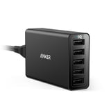 PowerPort 5 Port 40W 5-Port USB Charger - Walmart Business Supplies