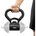 Adjustable PowerPress Kettlebell Handle - Black Grip - Fitness ...