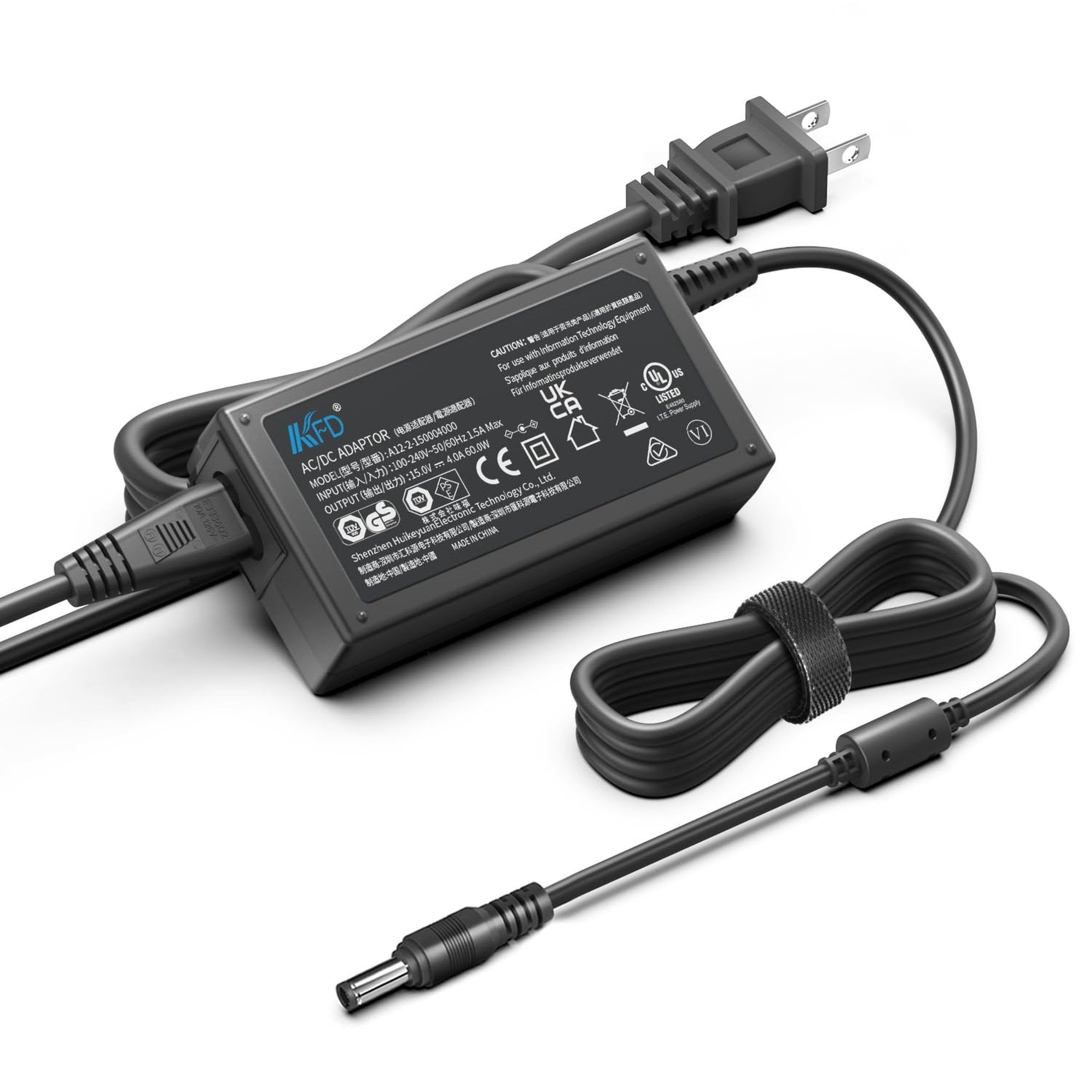PowerPro 15V 4A Adapter for Photography Ring Light and Studio Equipment ...