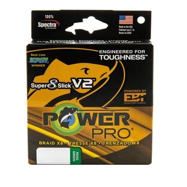 PowerPro Braided Fishing Line, 30lb x 300yd grn, [21100300300E ...
