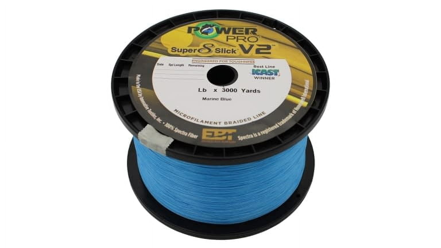 PowerPro Braided Fishing Line, Ppr Ssv2 20Lb 1500Yd Blue, [31500201500A ...
