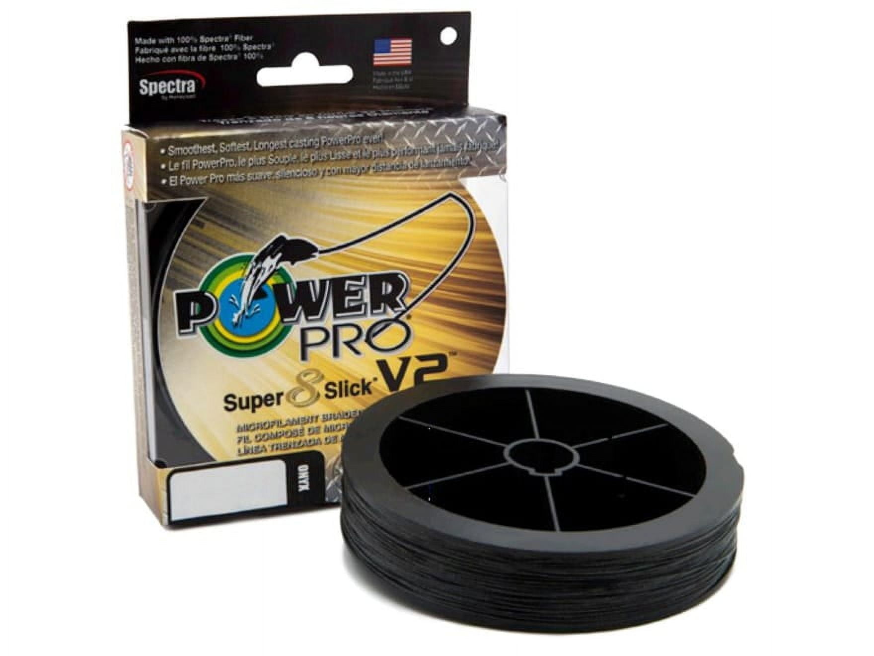 PowerPro Braided Fishing Line, Ppr Ssv2 20Lb 1500Yd Onyx, [31500201500X ...