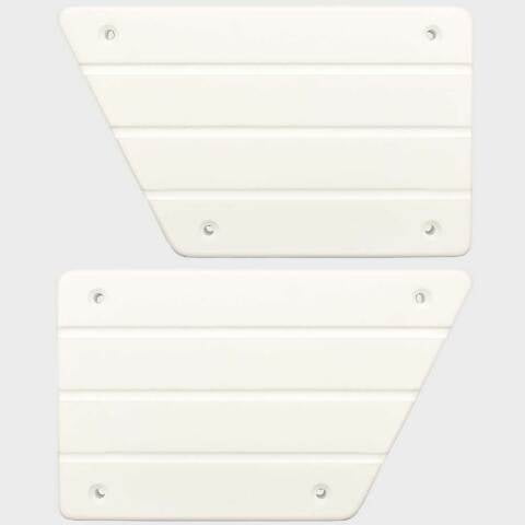 PowerQuest Boat Step Pads 50244 | 7 3/8 x 4 1/2 Inch White (Set of 2 ...