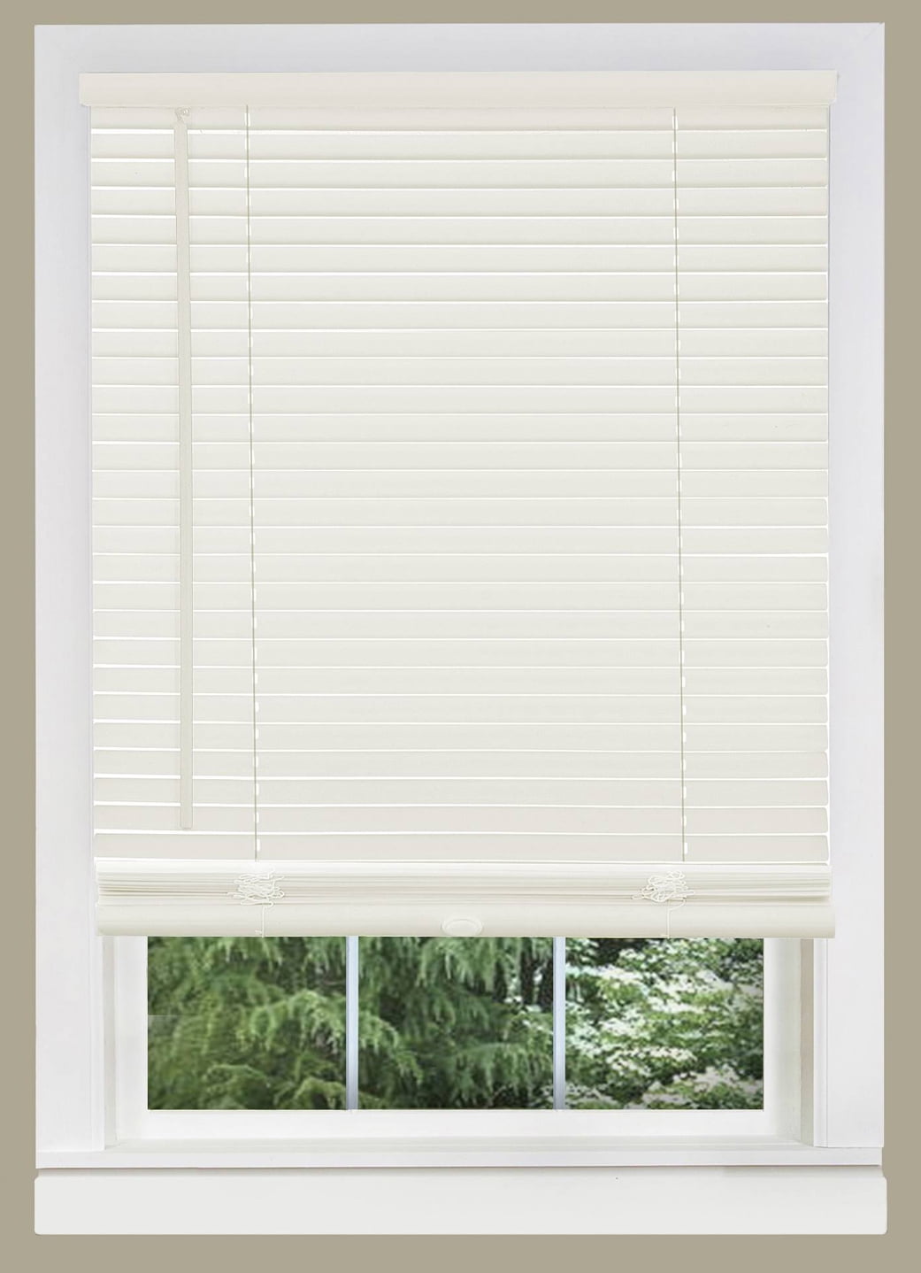 PowerSellerUSA 1" Cordless Vinyl Mini Blinds, Light Filtering, Indoor ...