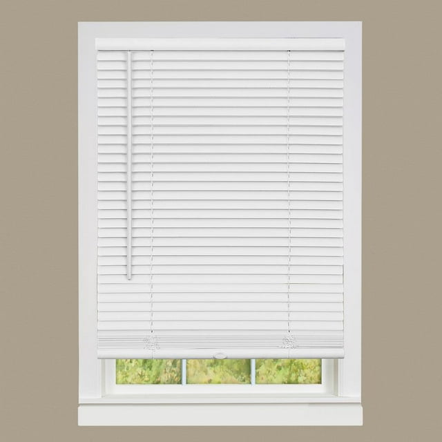 PowerSellerUSA 1" Vinyl Slats Room Darkening Cordless Window Blinds ...