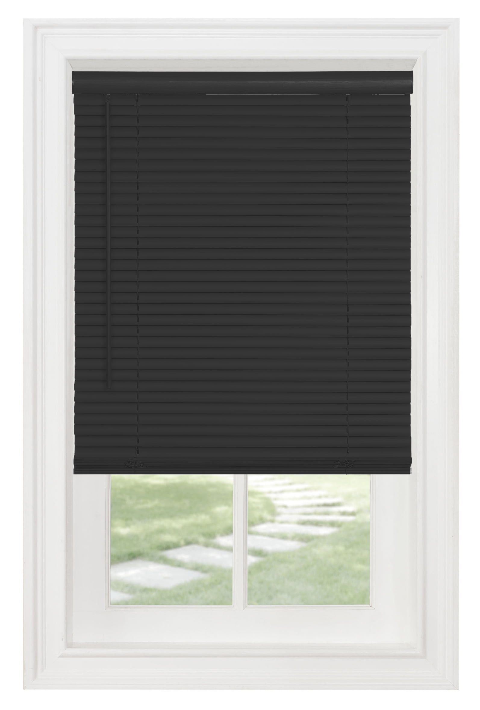 PowerSellerUSA Cordless Mini Blinds, 1" Slats, Anti-UV, Privacy & Light ...