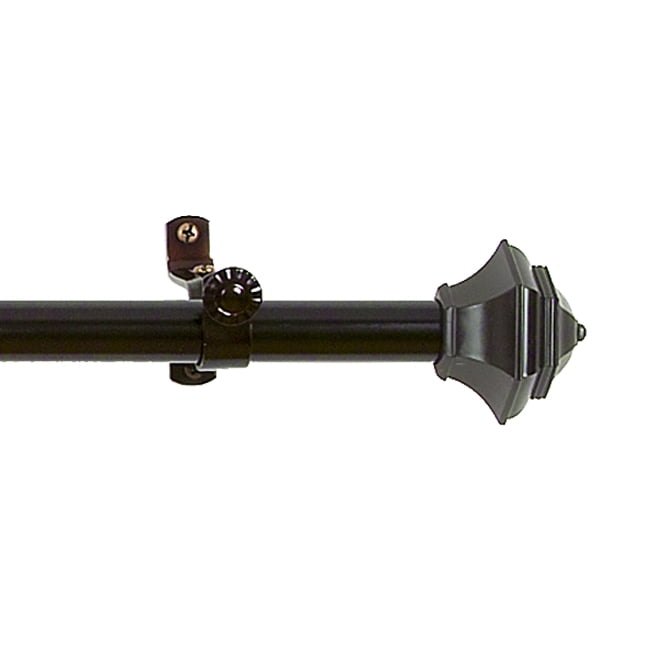 PowerSellerUSA Decorative Telescopic Metal Curtain Rod, 28 to 48 Inches ...