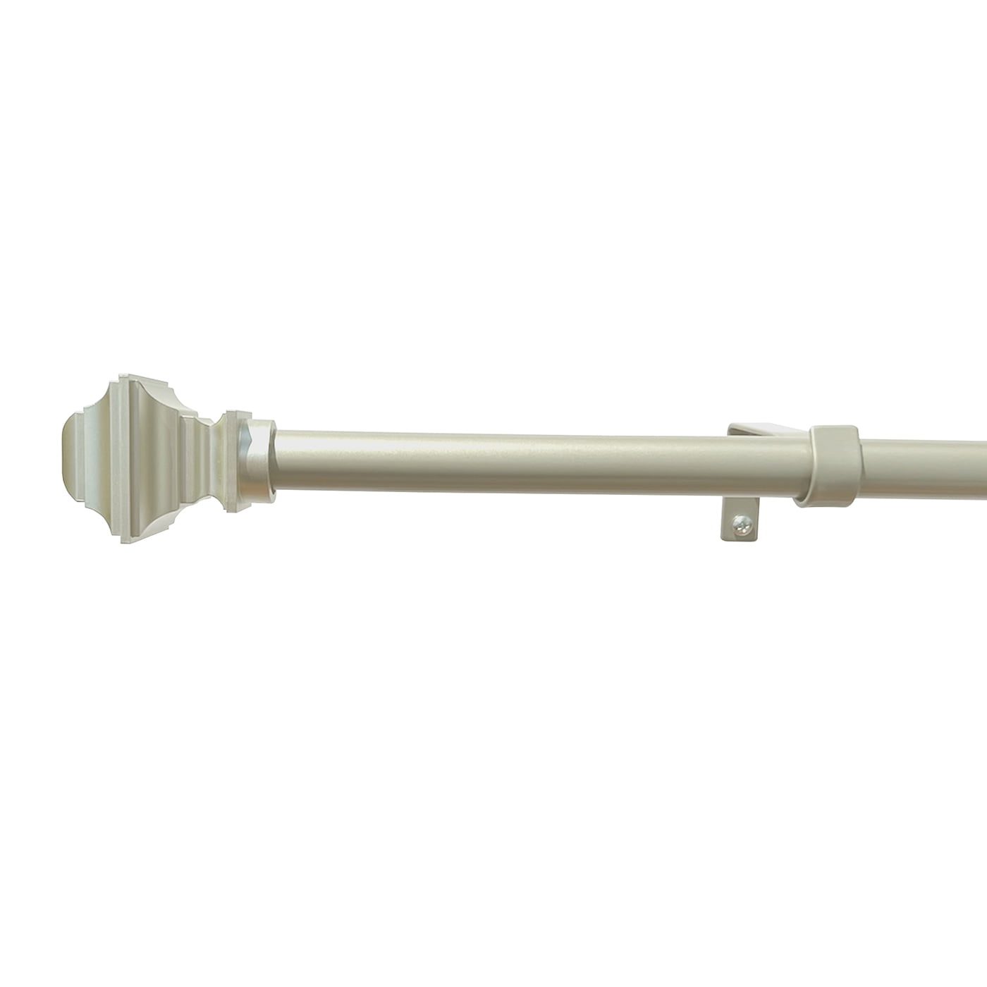PowerSellerUSA Decorative Telescopic Metal Curtain Rod, 48" to 86 ...