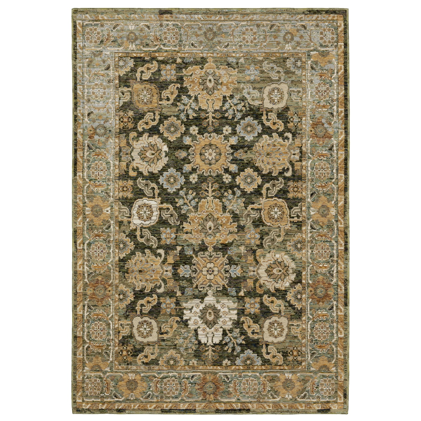 PowerSellerUSA Moretti Glow Collection 100% Polypropylene Area Rug ...