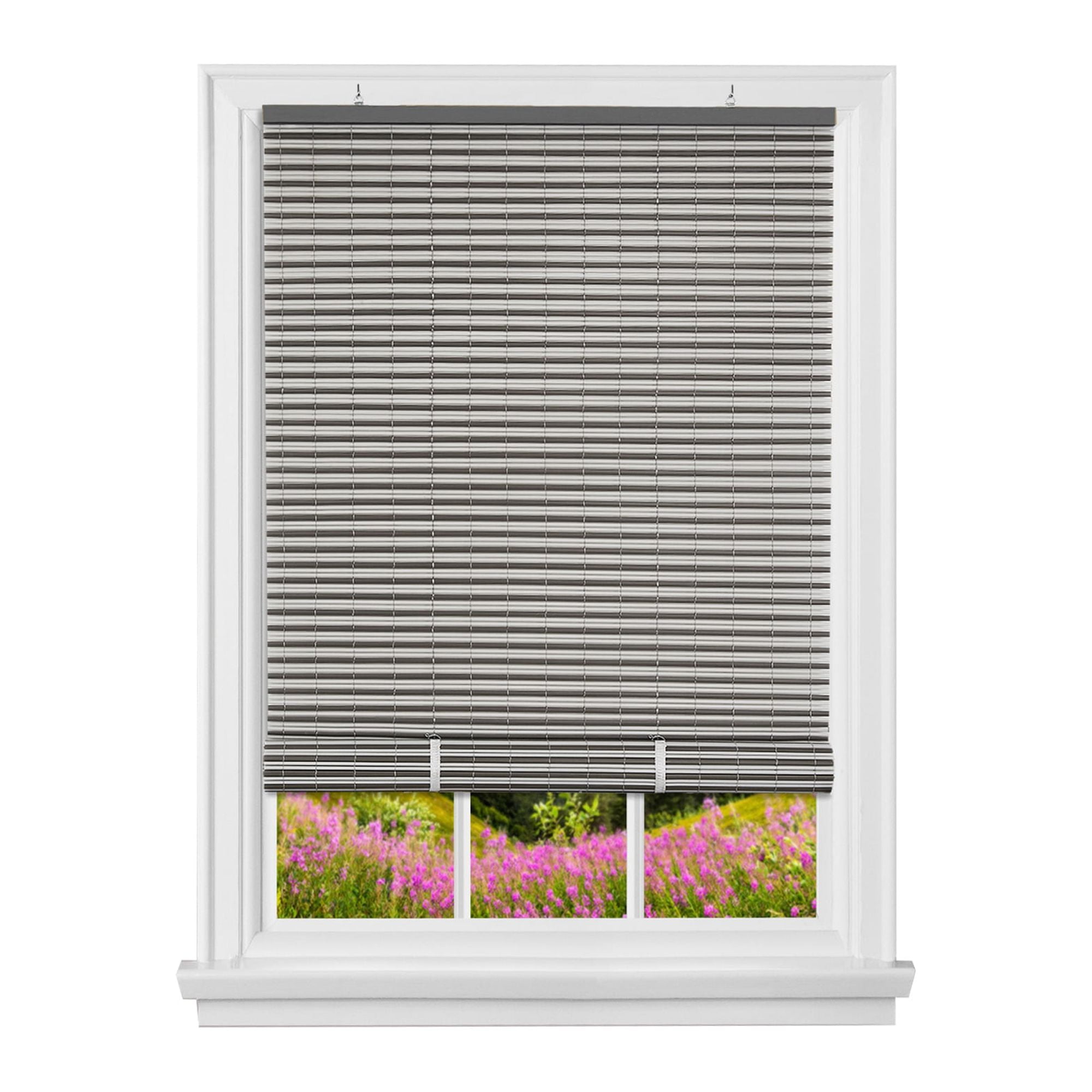 PowerSellerUSA Oval Cordless Blinds, Roll-Up Roller Shades for Windows ...
