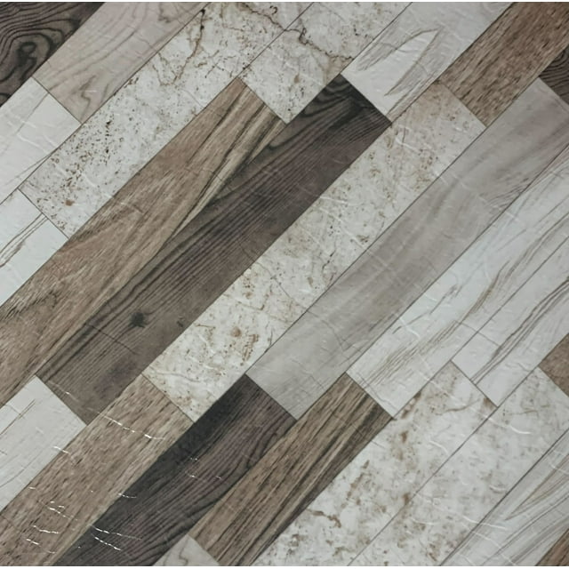 PowerSellerUSA Vinyl Self Adhesive Floor Tiles, 20 Pcs 12 x 12 inches ...