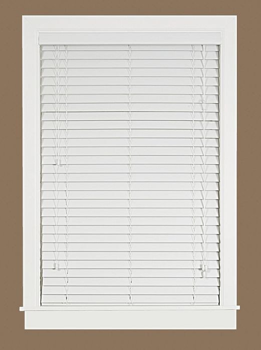 PowerSellerUSA Window Cordless Blinds 2" Slats, Faux Wood Mahogany ...