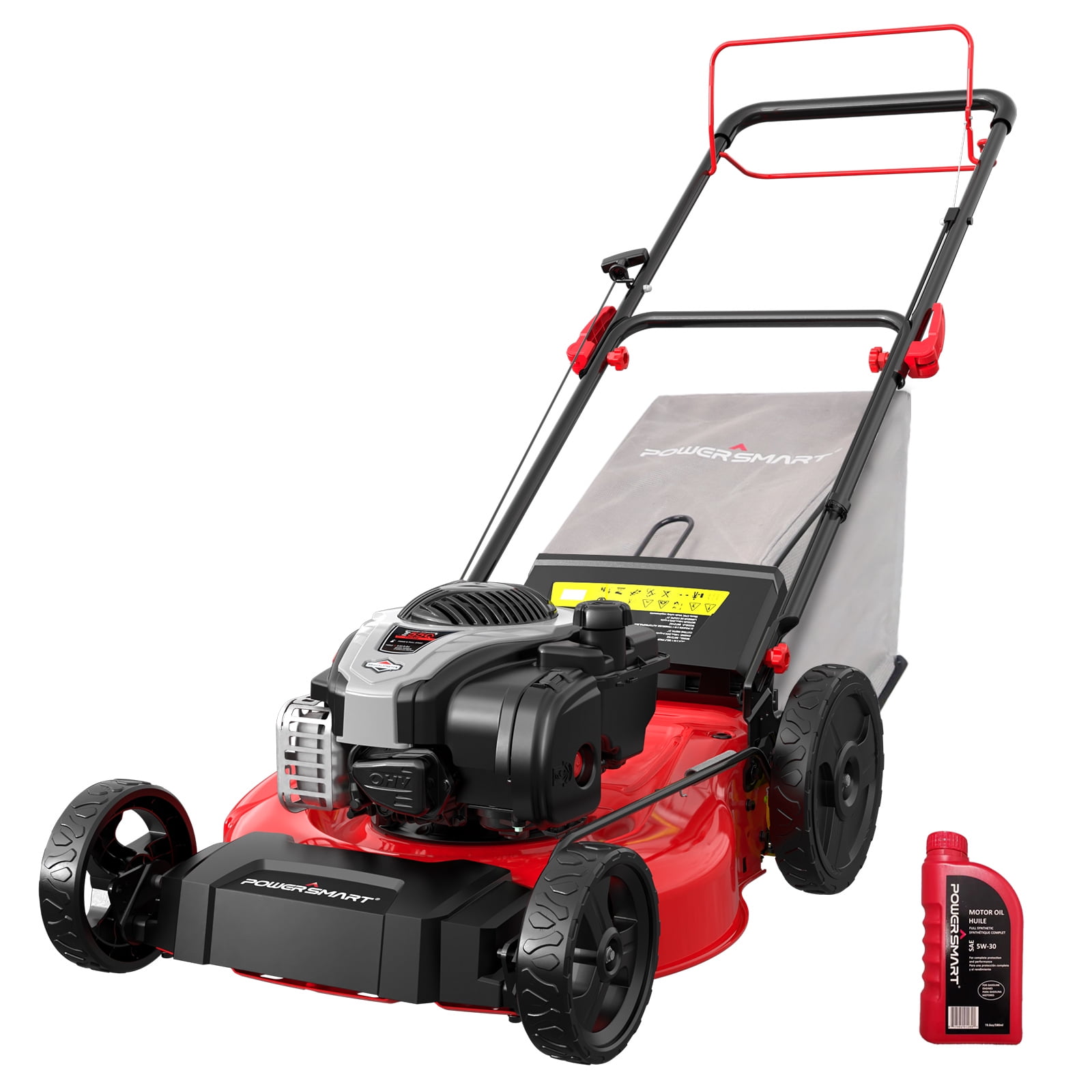PowerSmart 21 in Self-Propelled Gas-Powered Lawn Mower With 140cc 4 ...