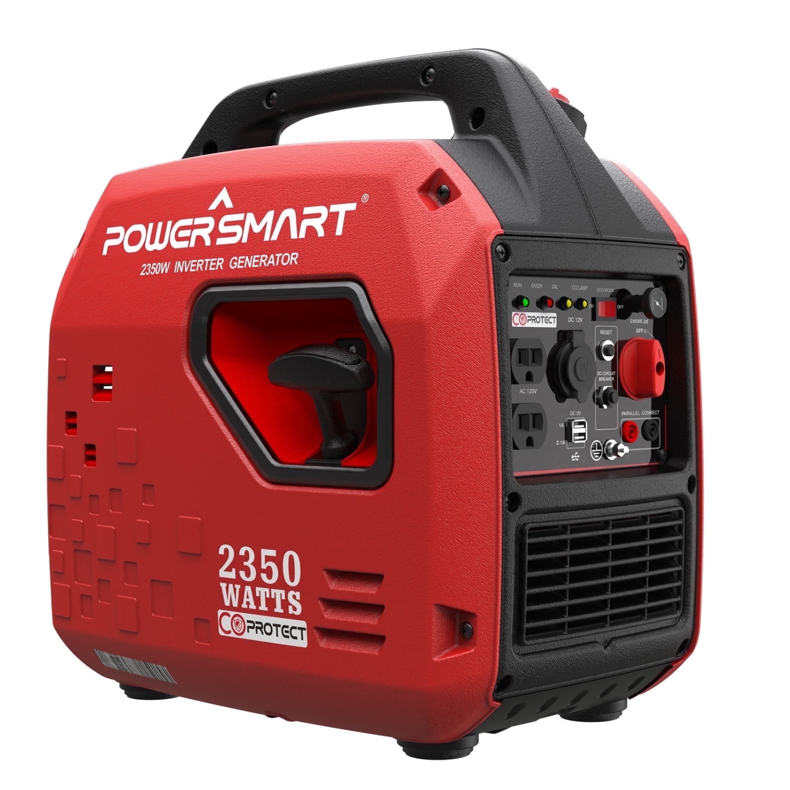 PowerSmart Portable 2350-Watt Gasoline Inverter Generator, Lightweight ...