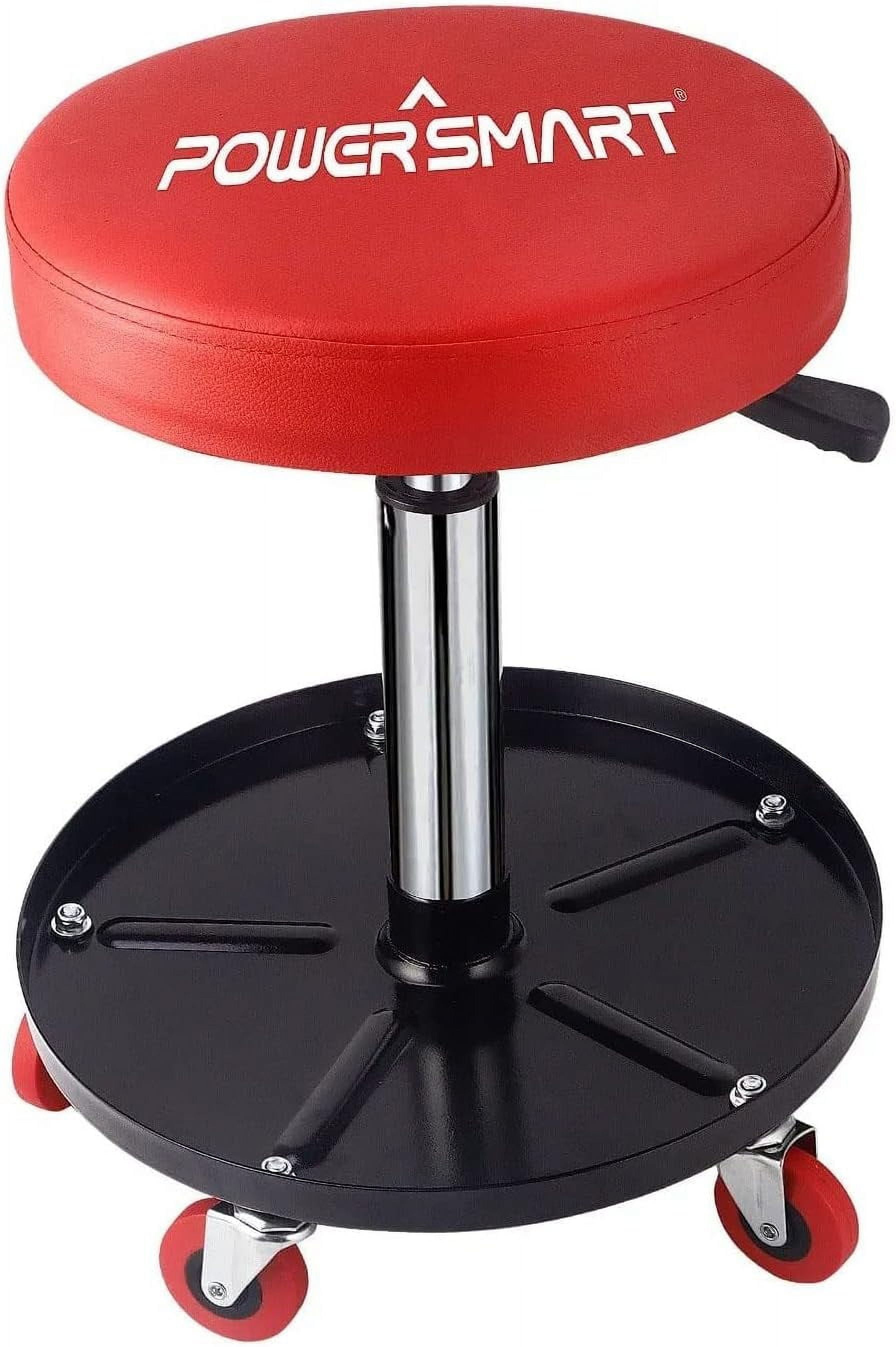 PowerSmart Pneumatic Roller Seat 300lb Capacity Adjustable Mechanic ...