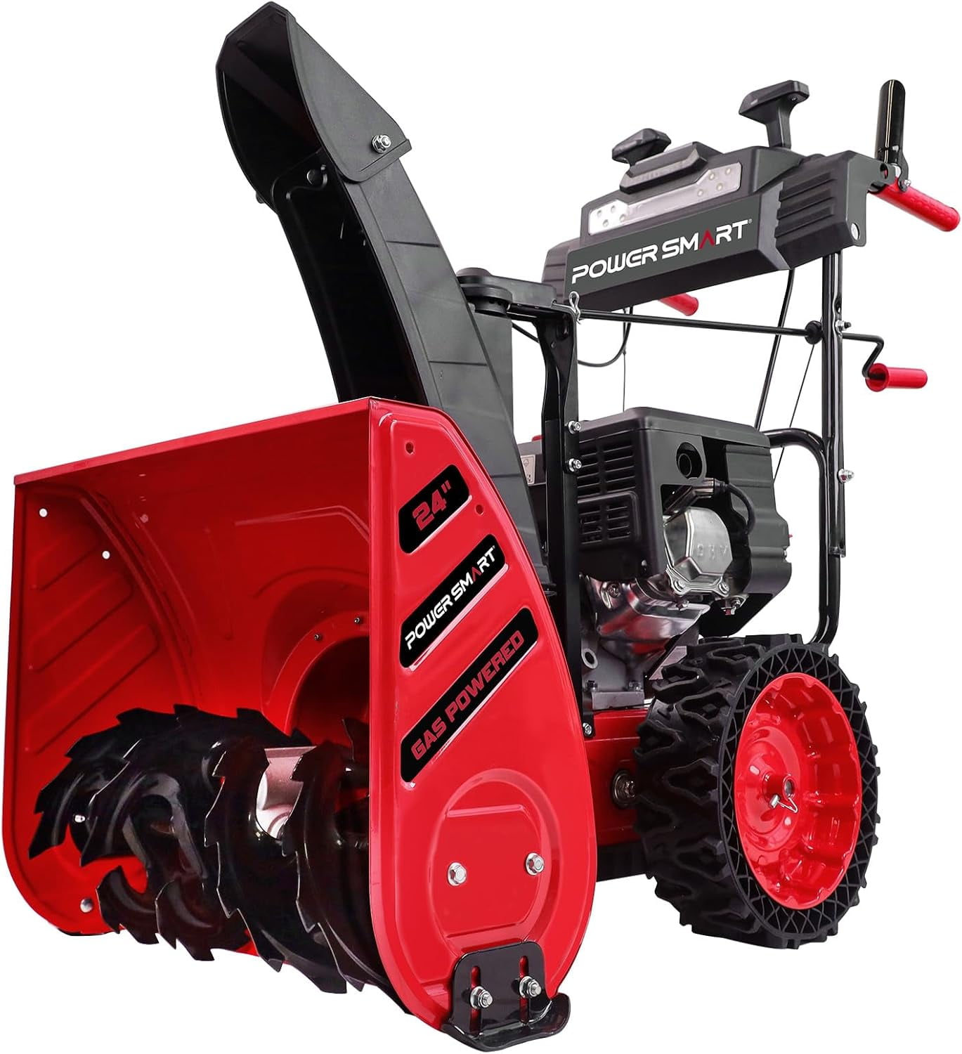 PowerSmart PowerSmart Snow Blower Gas Powered 24 in. 252cc OHV Engine ...
