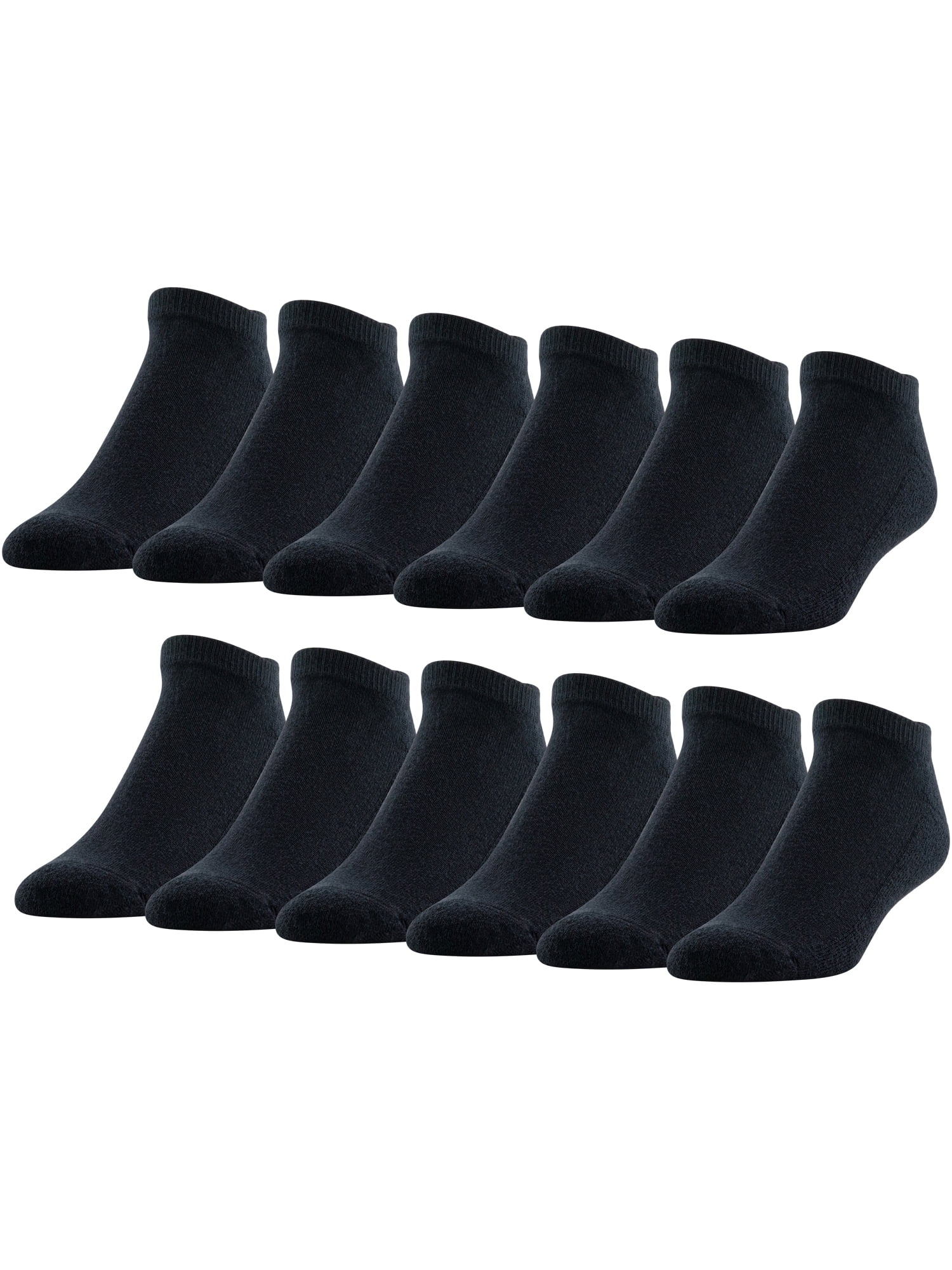 PowerSox Men's Cushion No Show Socks, 12-Pack - Walmart.com